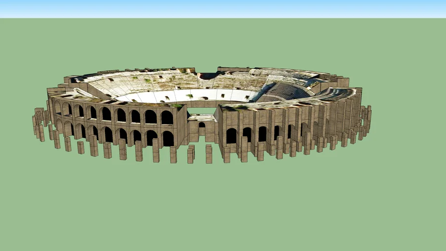 ricostruzione 3d anfiteatro flavio | 3D Warehouse