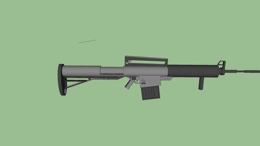 m4/ m16 machine gun | 3D Warehouse
