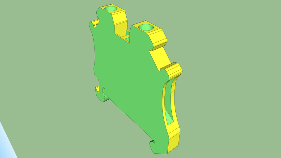 Phoenix Contact - UT 2.5-PE - Earth Terminal - Screw - (3044092) | 3D ...
