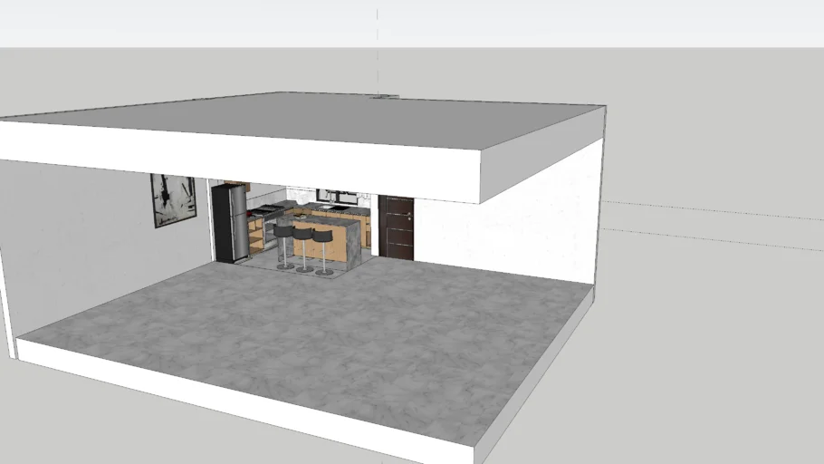 Kitchen Layout | 3D Warehouse