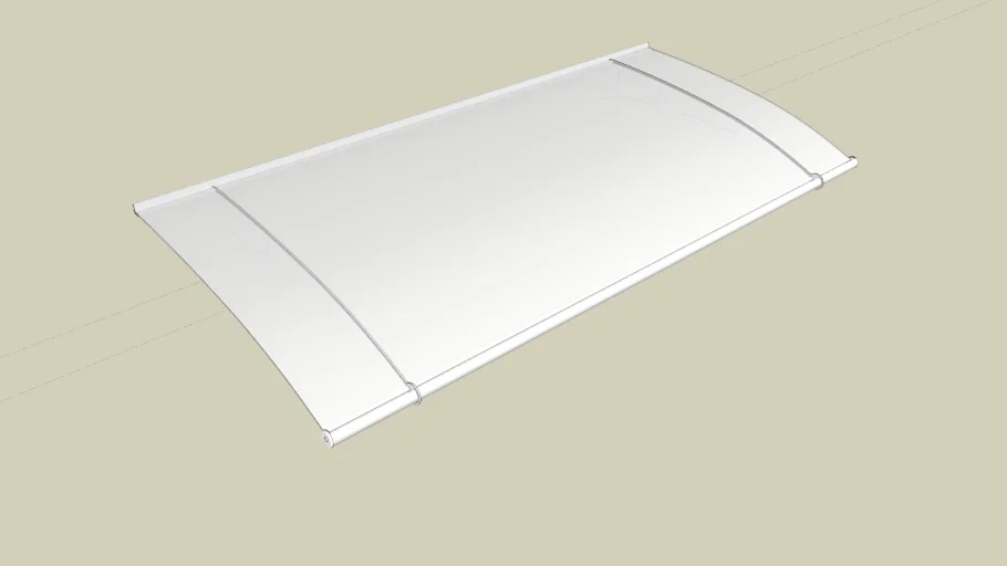 04 Lightline Door Canopy - XL Curve | 3D Warehouse