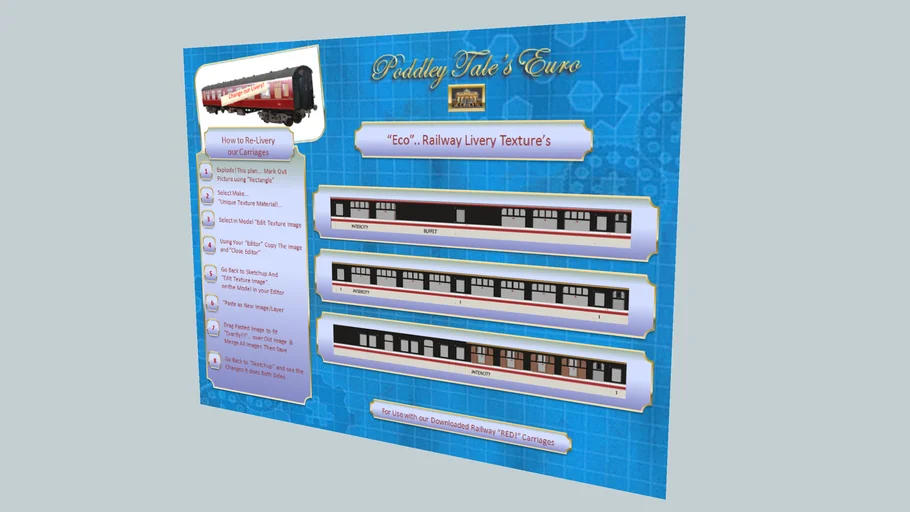 'Eco 4 'EDIT!'.. Carriage Livery Texture's!'... With Video ...
