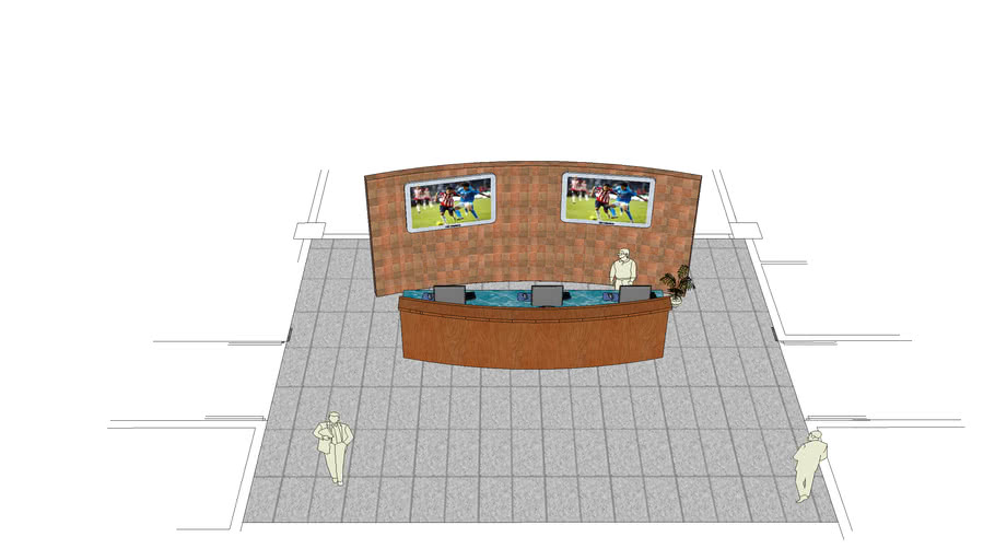 Front Office Desk | 3D Warehouse