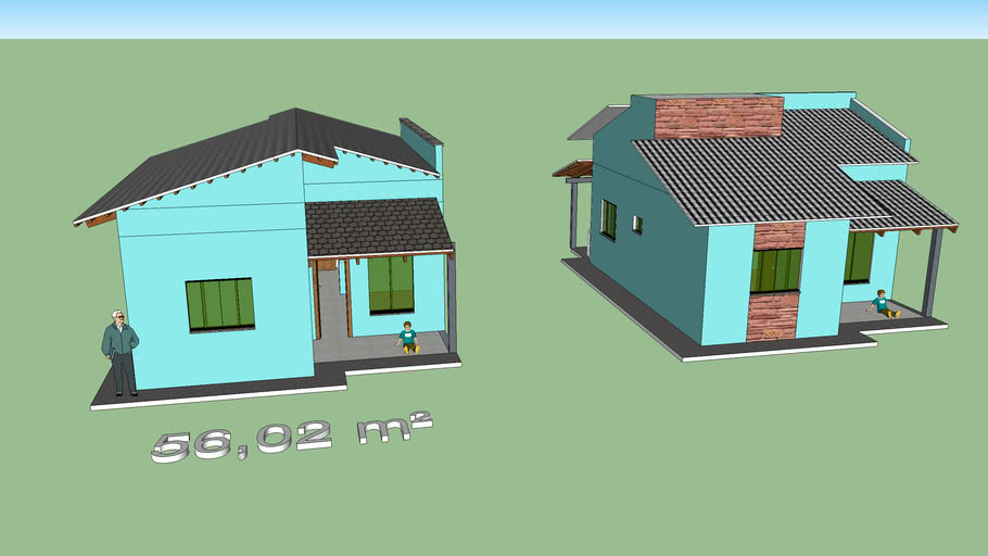 Projeto Residencial Simples | 3D Warehouse