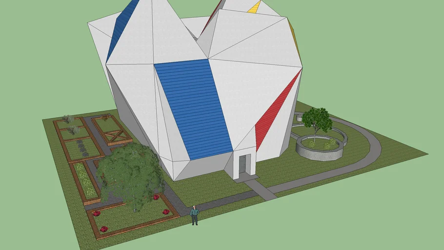 Geometric House | 3D Warehouse