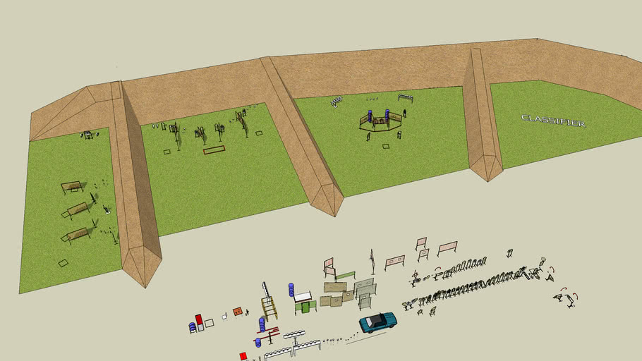 USPSA/IPSC Match Design | 3D Warehouse