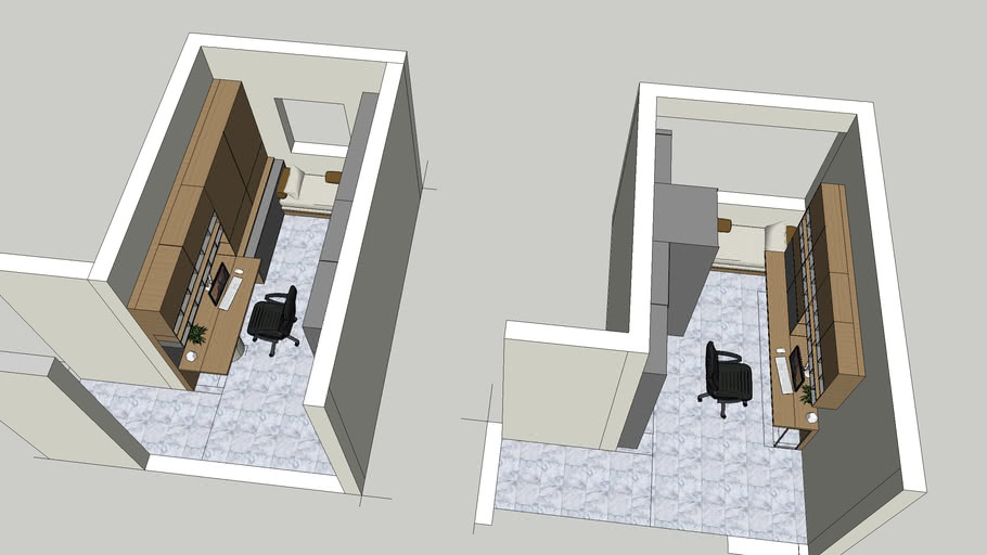 STUDY ROOM INTERIOR DESIGN | 3D Warehouse