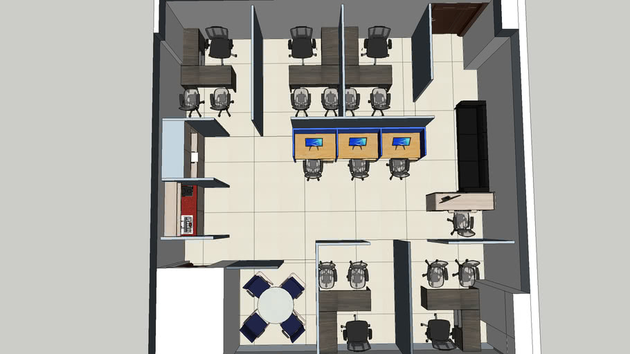 Office Layout | 3D Warehouse