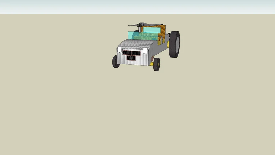 very old tractor | 3D Warehouse