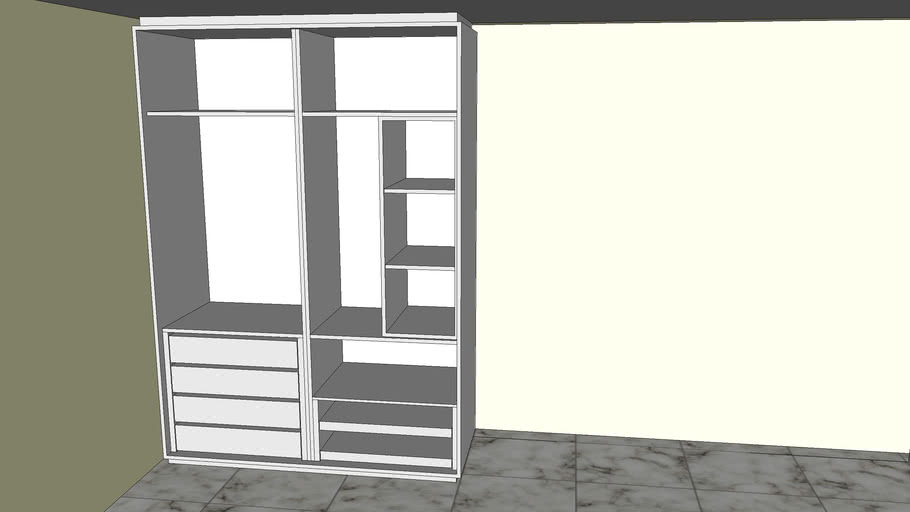 Guarda Roupas 2 portas | 3D Warehouse