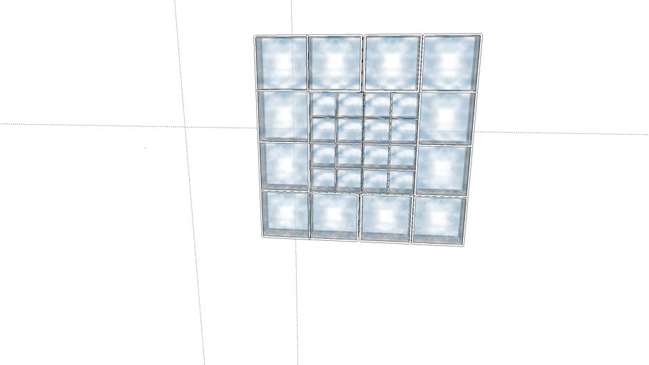 4x4 glass block window Deco | 3D Warehouse