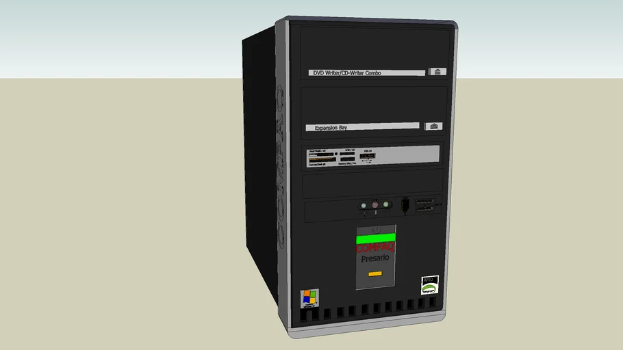 My Computer From Front: Compaq Presario | 3D Warehouse