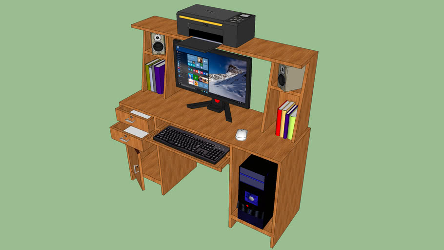 Meja Computer | 3D Warehouse