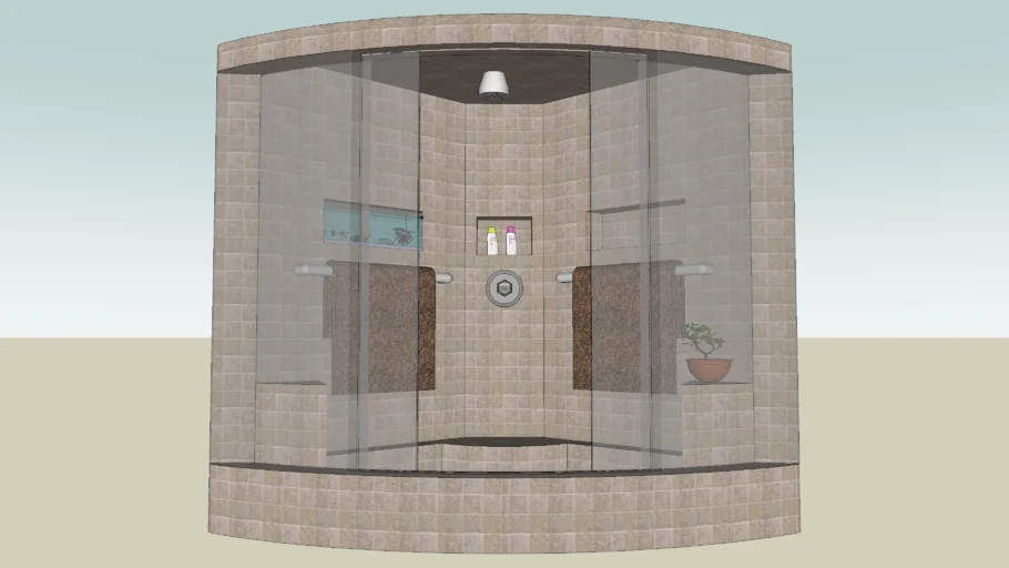 Touch Of Elegance Shower Stall 3d Warehouse