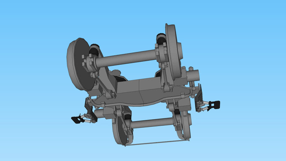 Bogie de métro type fer | 3D Warehouse