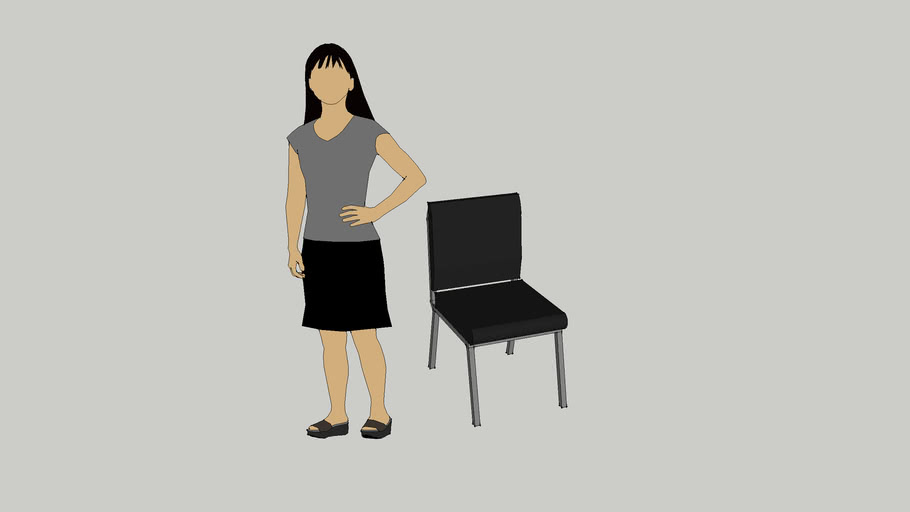 Low Poly Church / Banquet Chair | 3D Warehouse