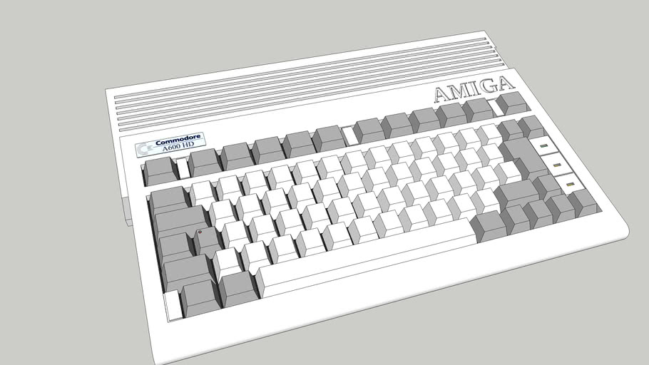 Commodore Amiga 600 | 3D Warehouse