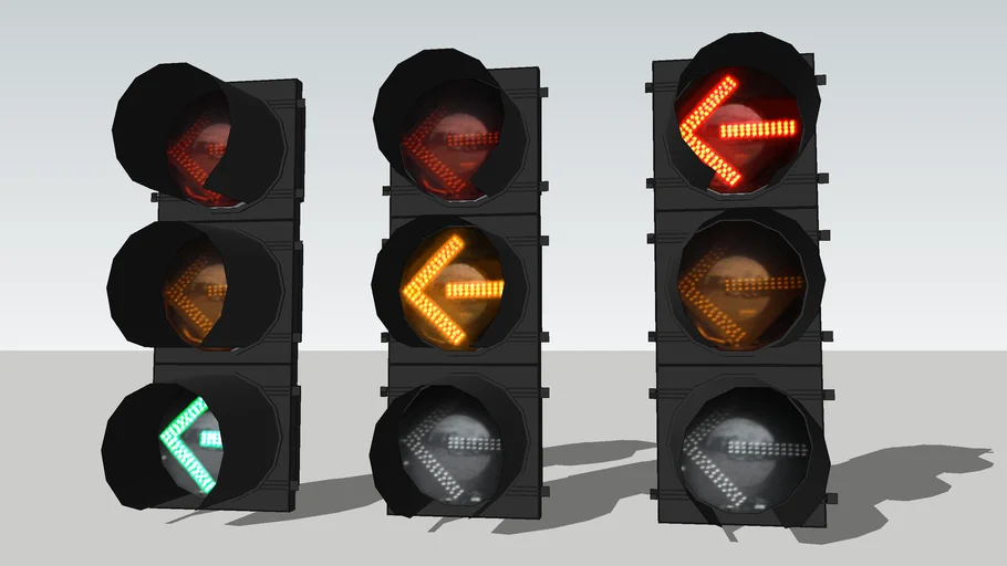 Early Dialight LED Traffic Signals 12 Inch 3D Warehouse, 54% OFF