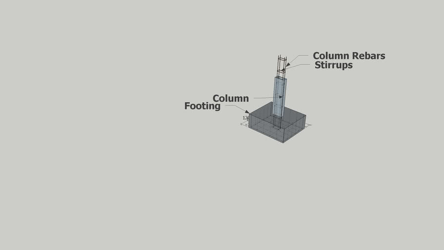 Footing Yasser Khattabi | 3D Warehouse