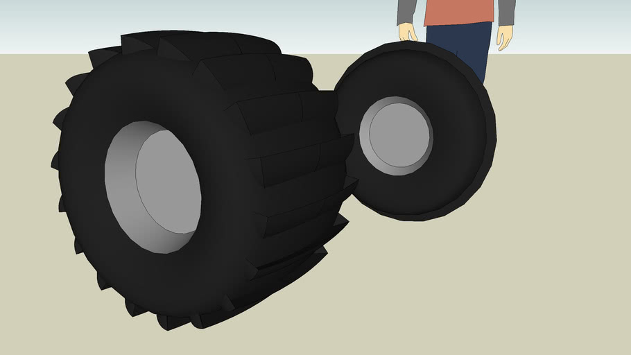 Sand Paddle tires | 3D Warehouse