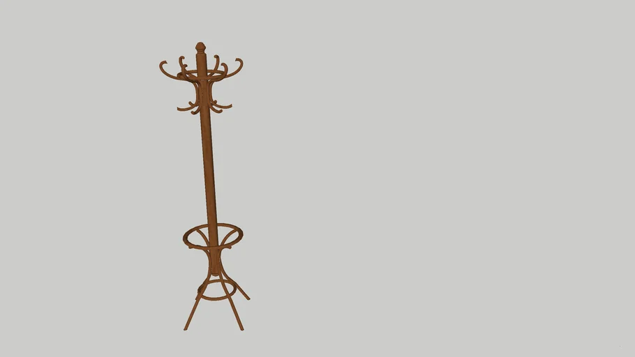 Hat and coat rack | 3D Warehouse