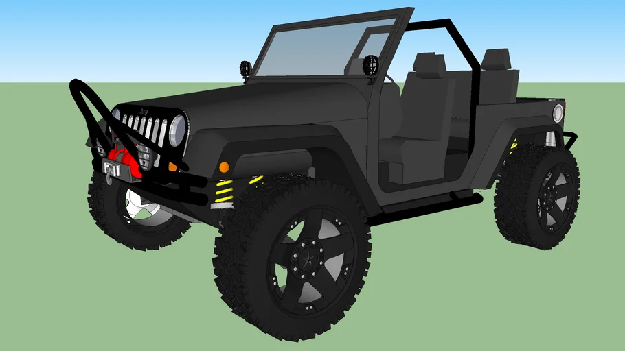 Jeep JK 2 door | 3D Warehouse