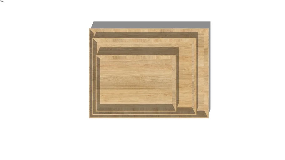 MUJI Wood Tray | 3D Warehouse