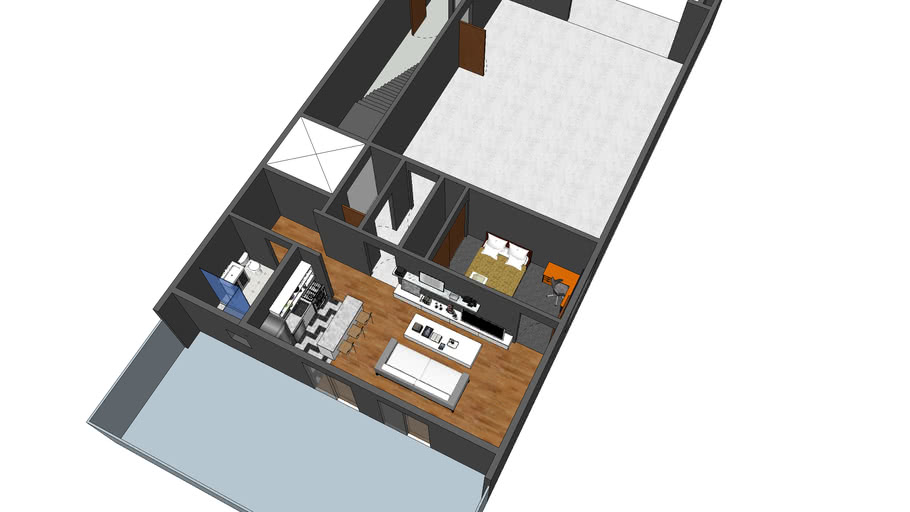 Jason Chase Design Build Marietto Building Level 1 | 3D Warehouse