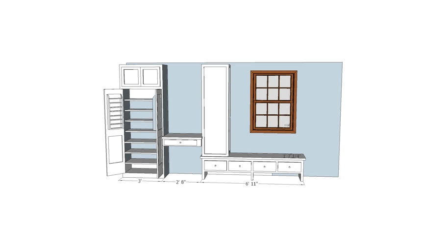 dilworth mudroom | 3D Warehouse