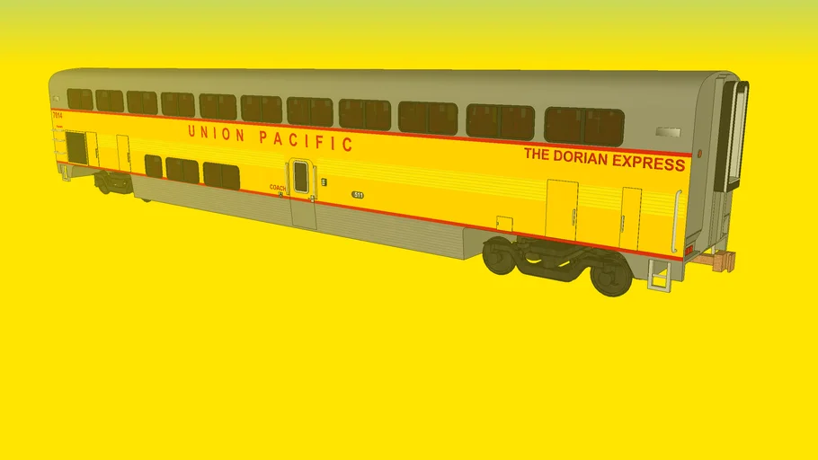 Union Pacific Coach #7014 | 3D Warehouse