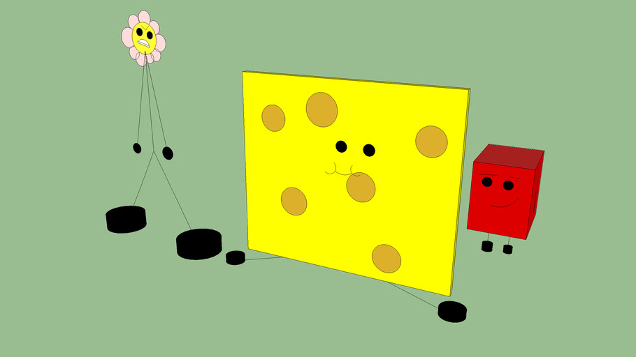 BFDI 3 Characters by Alex | 3D Warehouse