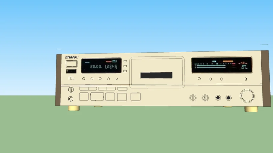 Sony DAT tape deck (2000ES) | 3D Warehouse