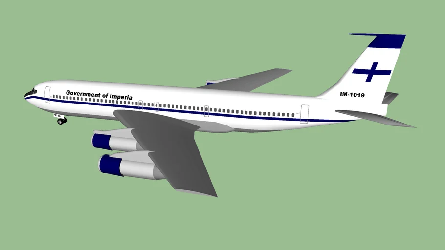 RIAF IM-1019 Boeing C-137 Stratoliner | 3D Warehouse