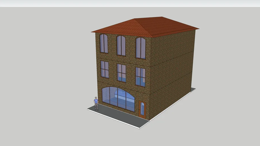 House 9 (House with small shop) | 3D Warehouse