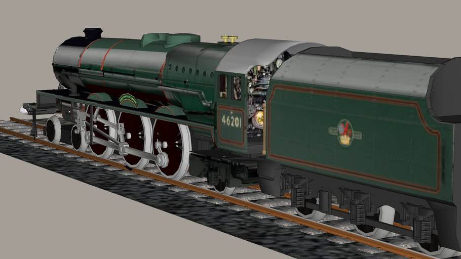 05 British steam locomotive Princess Elizabeth | 3D Warehouse