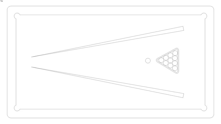 2D billard table | 3D Warehouse