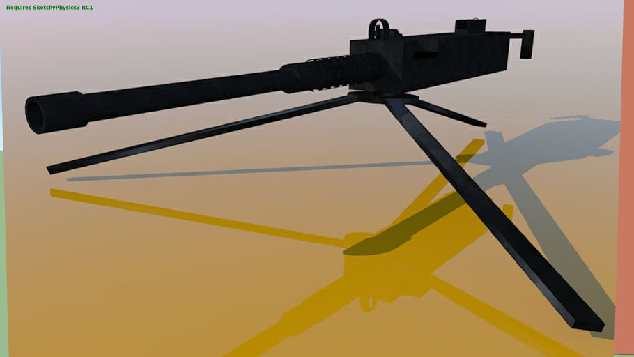 50 cal m2 machinegun | 3D Warehouse