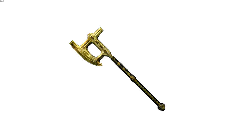 hache (axe) Dwemer Skyrim | 3D Warehouse
