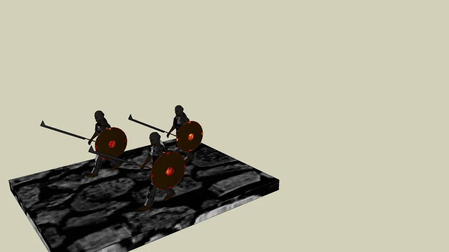 three mordorians (orcs) | 3D Warehouse