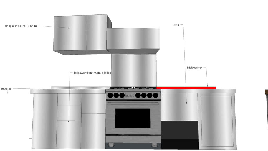 Kitchen Wall | 3D Warehouse