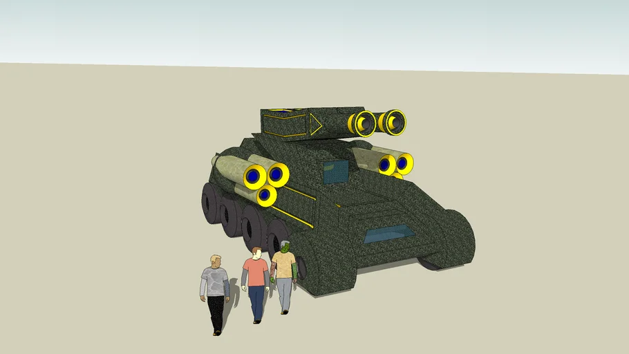 Distant Support Armor (DSA) | 3D Warehouse