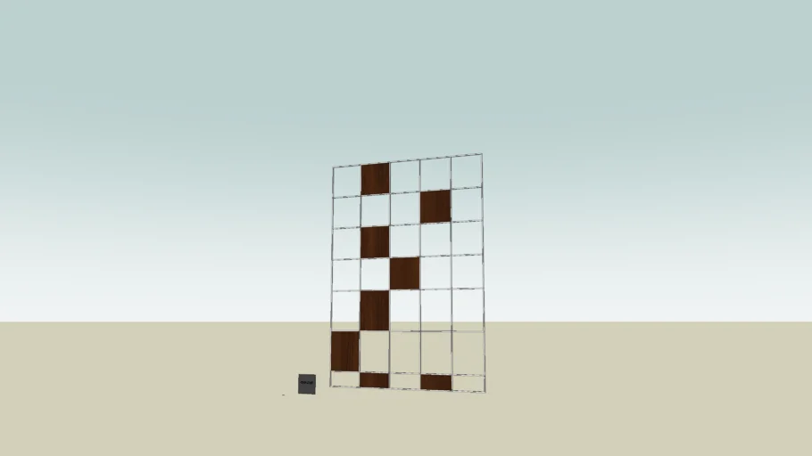 partition-wood and glass | 3D Warehouse