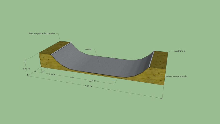 Projeto da miha mini ramp | 3D Warehouse