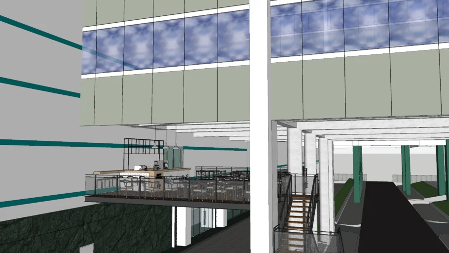 Modern Cafe | 3D Warehouse