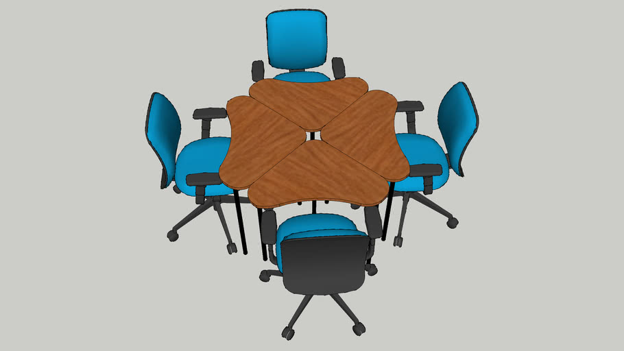 Triangular desk | 3D Warehouse