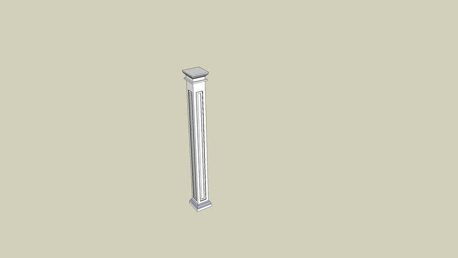 Square Column | 3D Warehouse