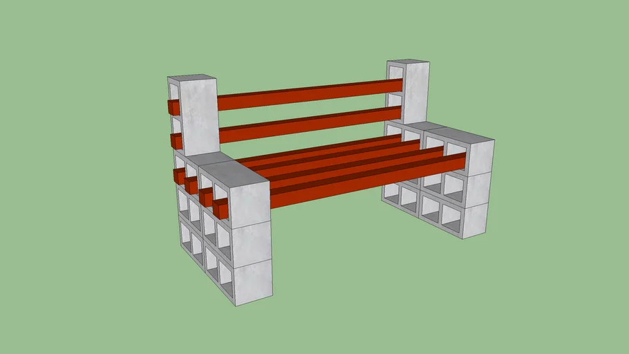GARDEN BENCH | 3D Warehouse