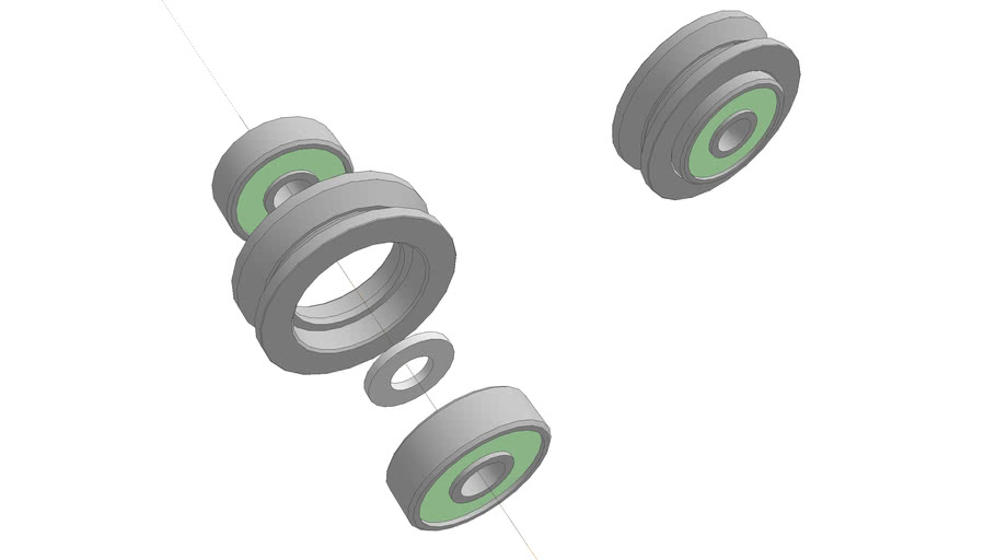 Shapeoko 001 V Wheel Assembley | 3D Warehouse