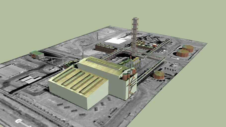 Olympic Dam Mine - Extraction Plant | 3D Warehouse