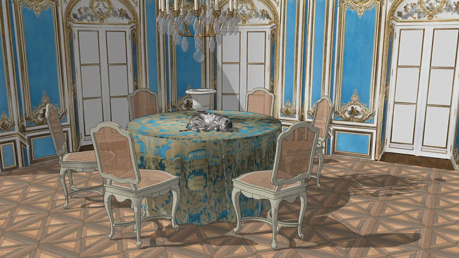 Dining+Table+++Chairs.skp | 3D Warehouse